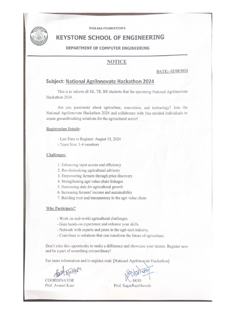 Agrilnnovate Hackathon | PDF