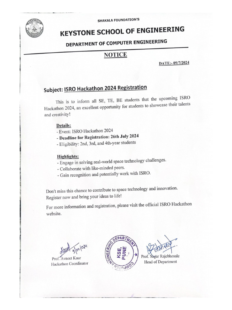 ISRO Hackathon 2024 | PDF