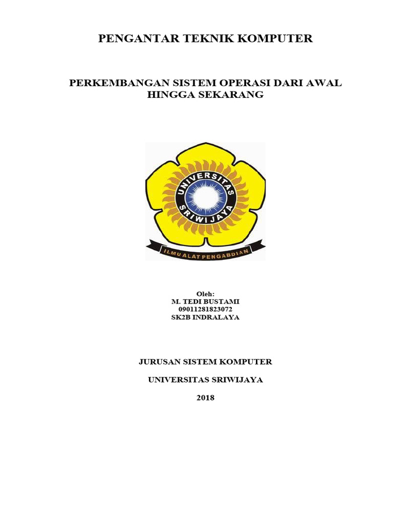 Makalah Sejarah Dan Perkembangan Sistem | PDF Makalah Sejarah Dan Perkembangan Sistem | PDF