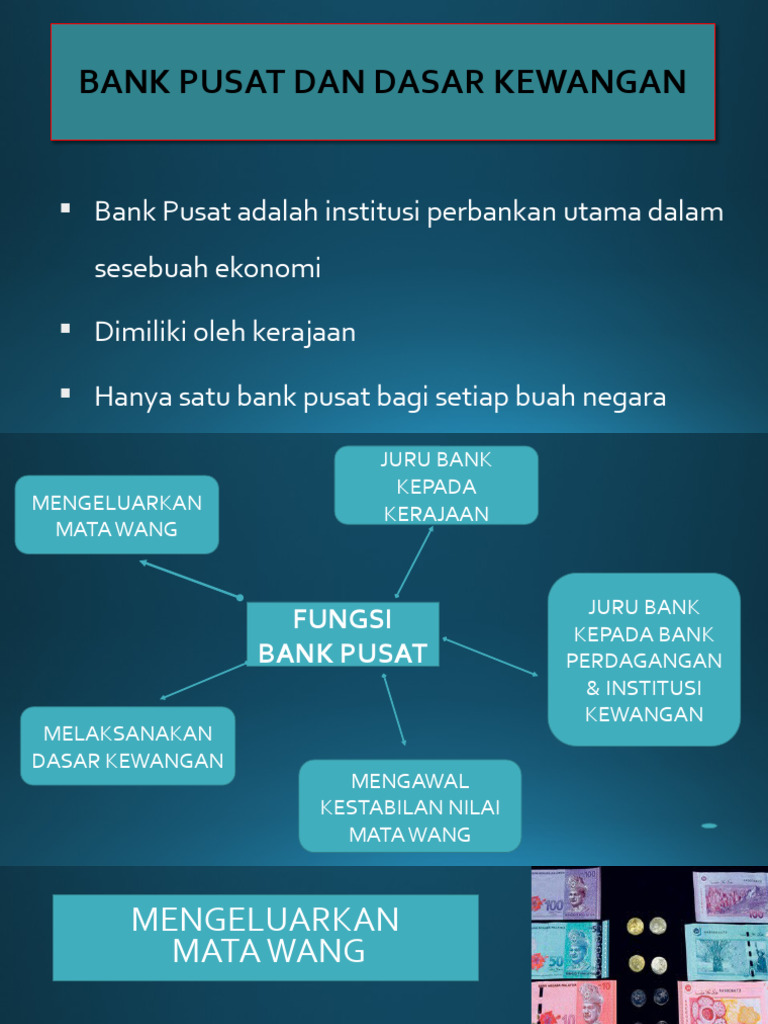Bab 4 Wang - Bank Pusat Dan Dasar Kewangan | PDF
