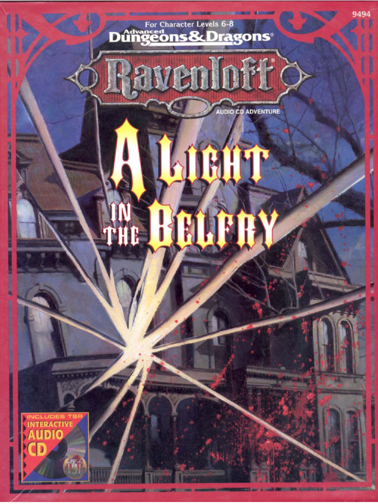 ADnD Ravenloft A Light in The Belfry | PDF