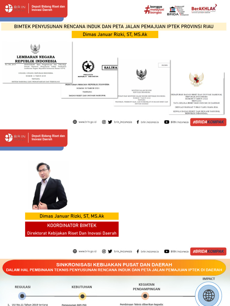 Materi Paparan - Bimtek Penyusunan RIPJ PID Provinsi Riau | PDF