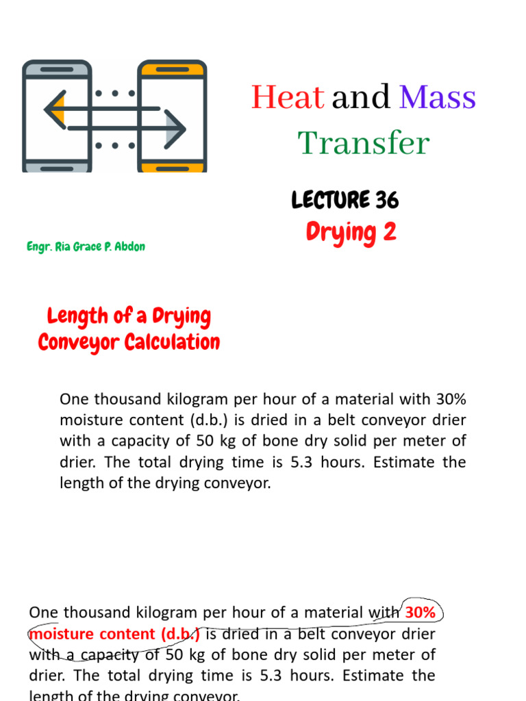 HamLecture41 - Drying2 - No Audio | PDF | Applied And Interdisciplinary ...