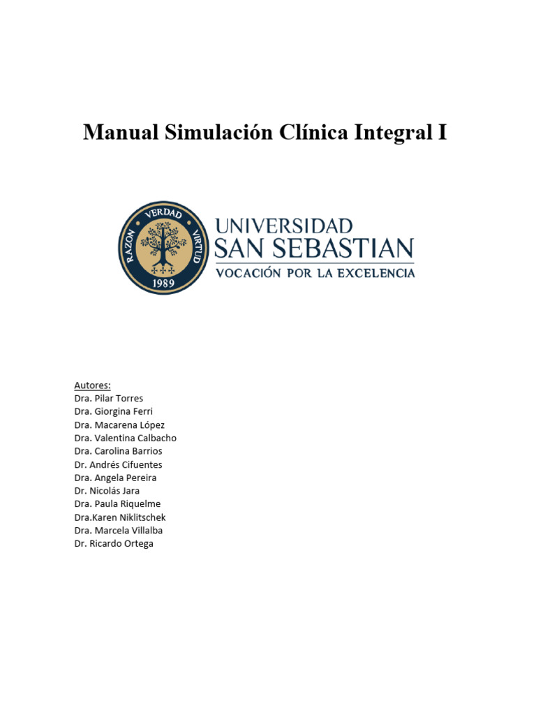 Manual Sim ENERO 2024 A (1) | PDF | Dieta | Historial médico