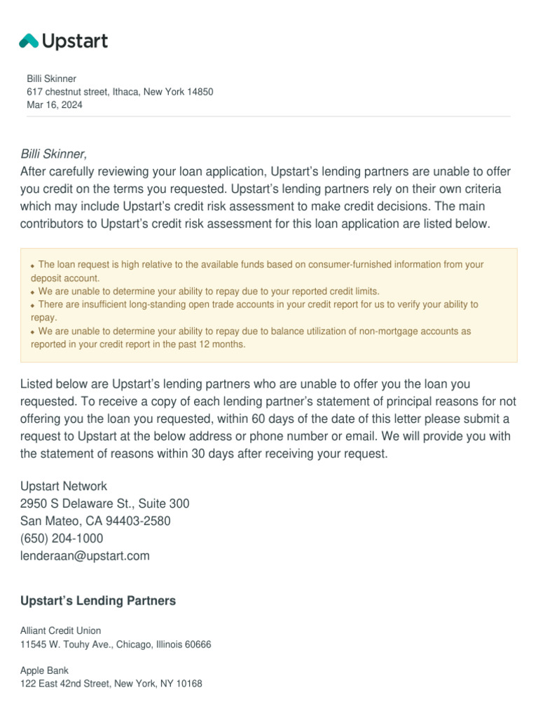 Notice | PDF | Credit Score | Credit History