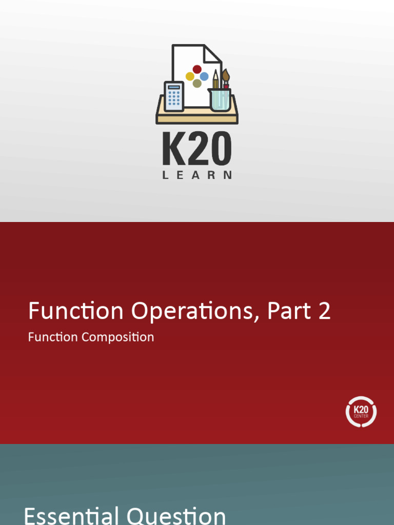 Lesson Slides-Function Operations, Part 2 | PDF | Function (Mathematics ...