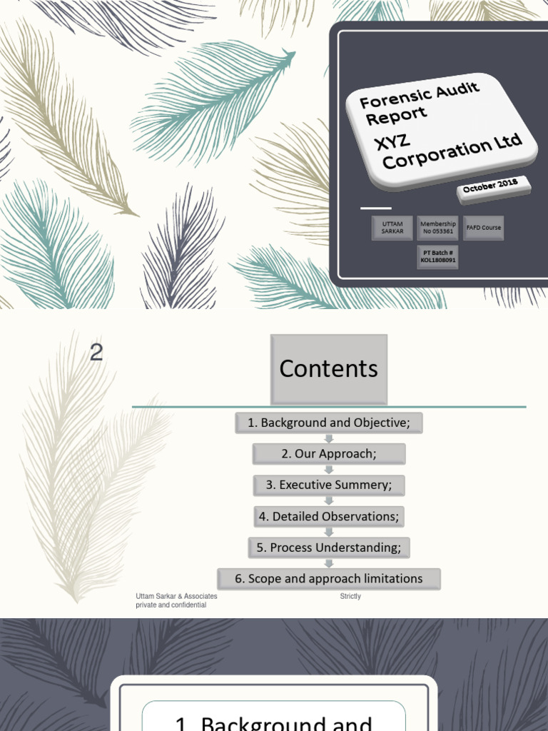 Forensic Audit Report-Two of Uttam Sarkar | PDF | Audit | Valve