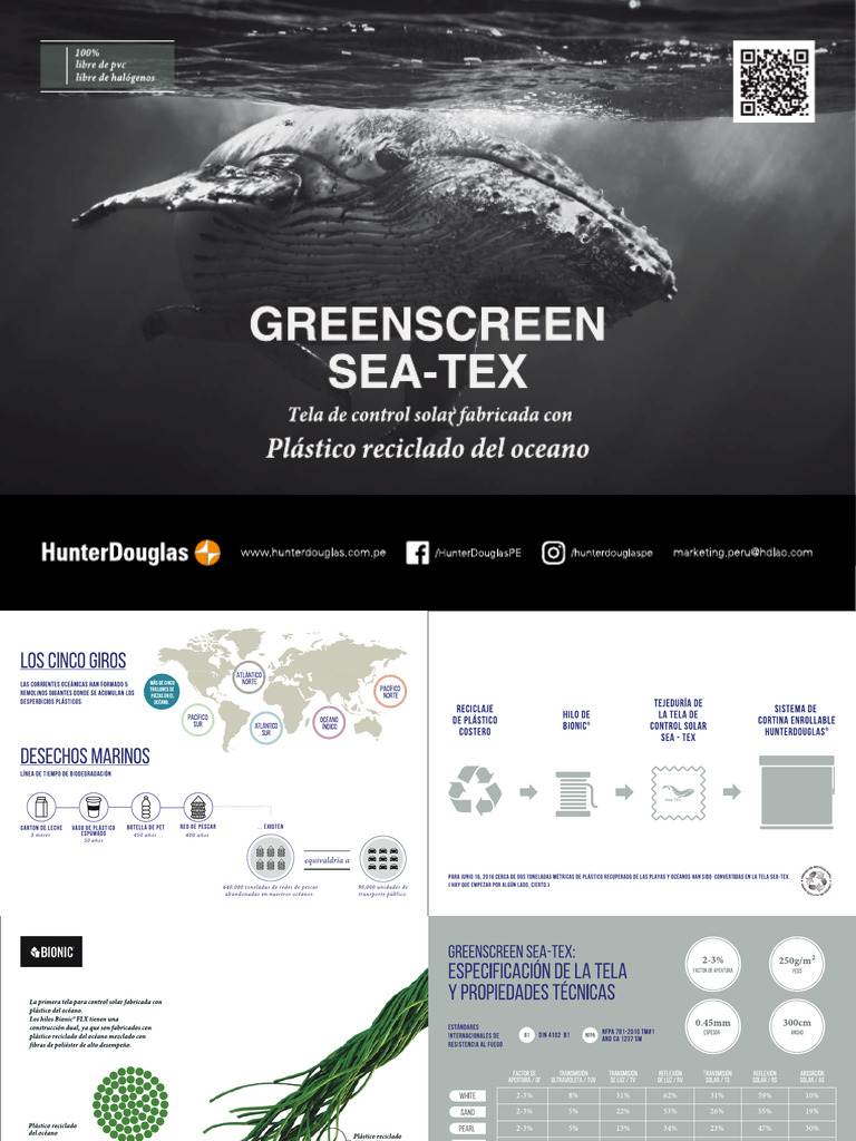 Hunter Douglas - catálogo-de-tela-greenscreen | PDF