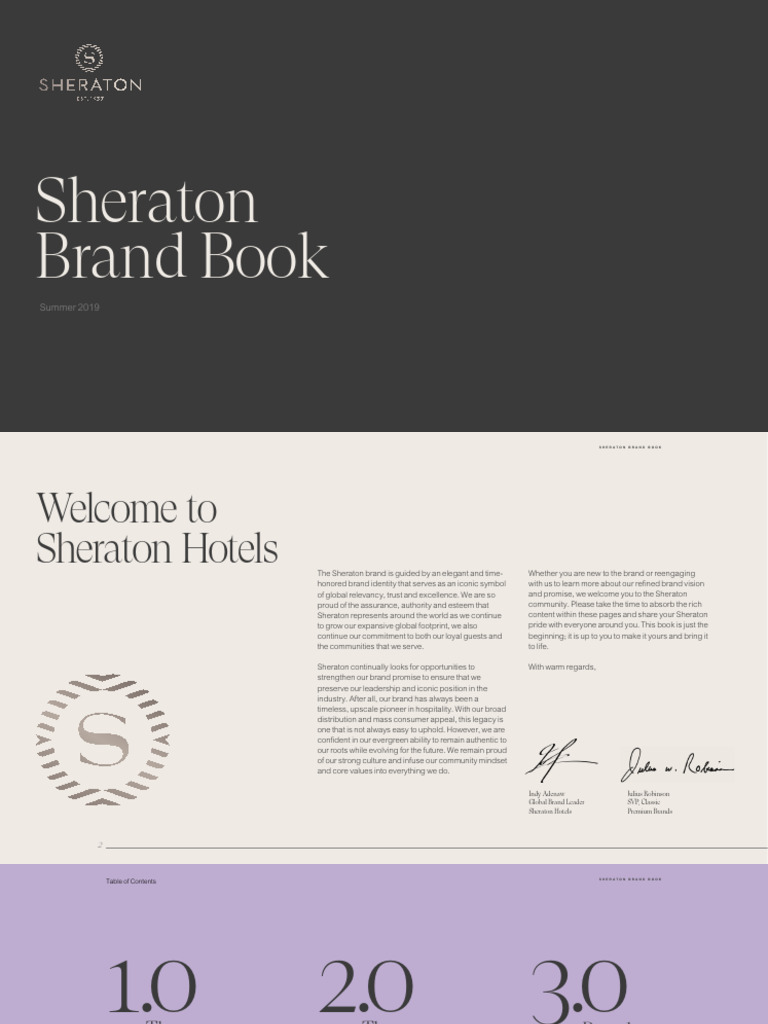 She 168026 Sheraton Brand Book PDF | PDF | Brand | Logos