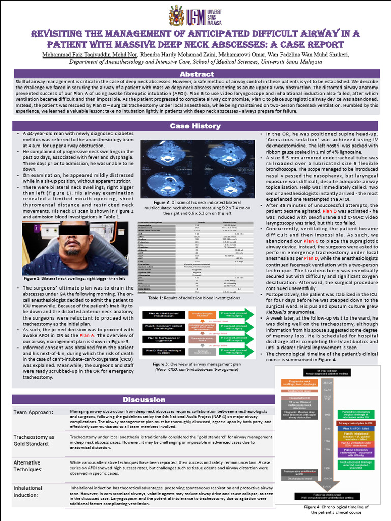 Difficult Airway Neck Abscess Revised FZ | PDF | Clinical Medicine ...