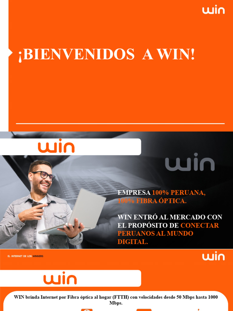 Internet Fibra Óptica Perú: WIN | PDF | Negocios | Informática