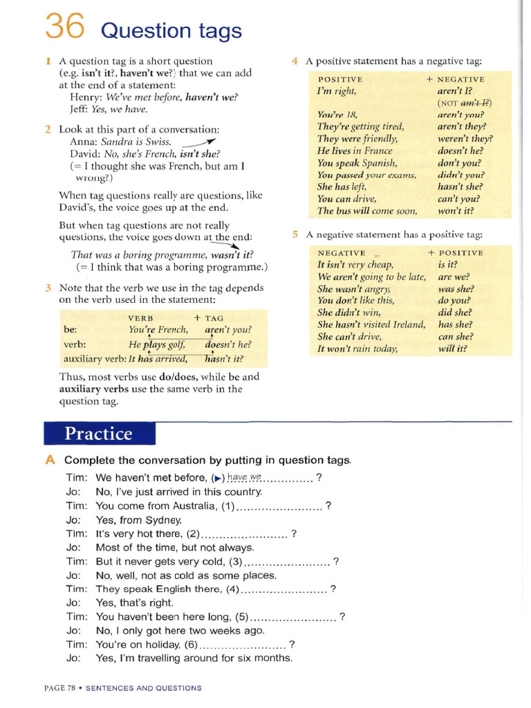 36 - Question Tags | PDF