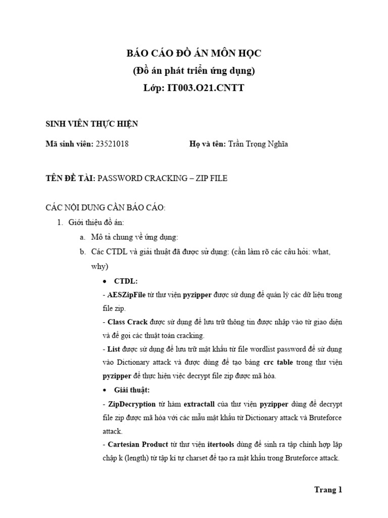 Mau_Bao_Cao_Do_An_Mon_Hoc_2024_Ungdung (1) | PDF
