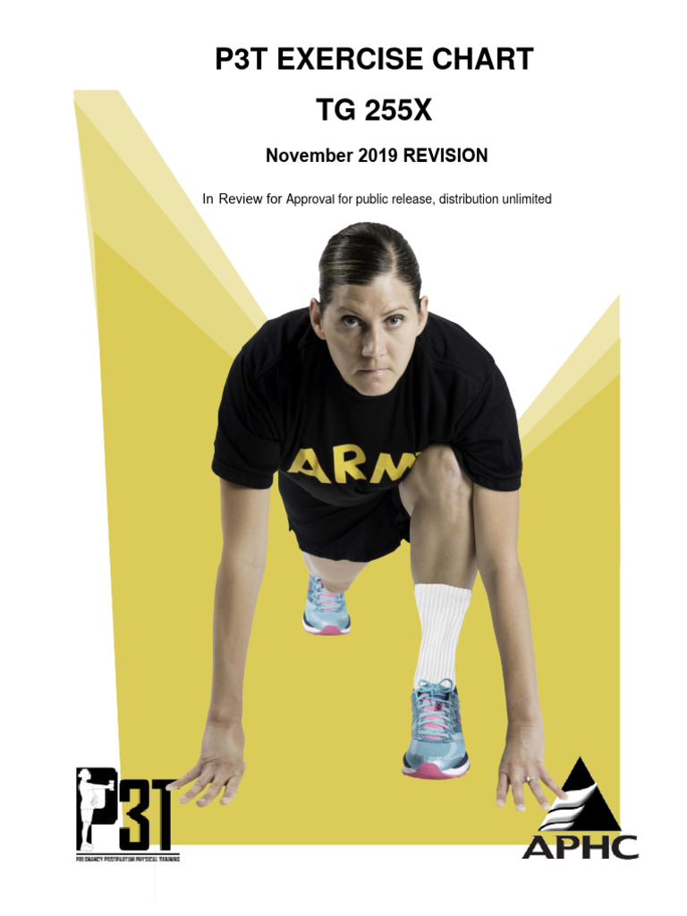 p3t Exercise Chart Tg255x Final Revision 20191125 | PDF | Human Leg
