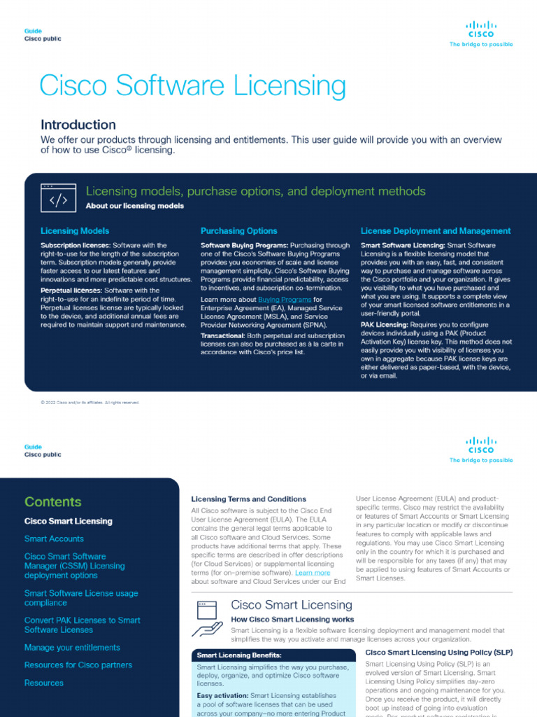 Cisco Smart License | PDF
