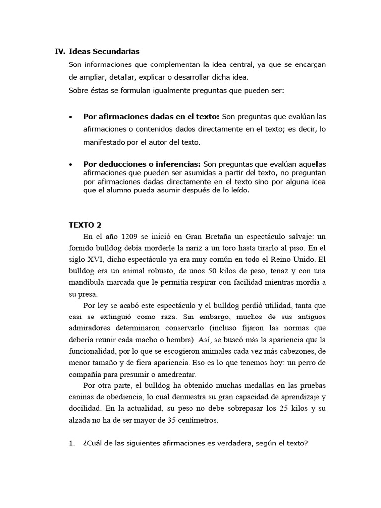 Ficha 2 Comu | PDF | Buldog