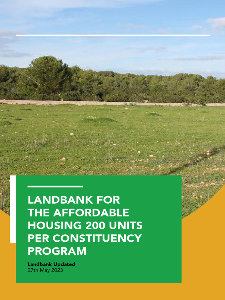 Constituency Ahp Landbank | PDF | Kenya | Africa