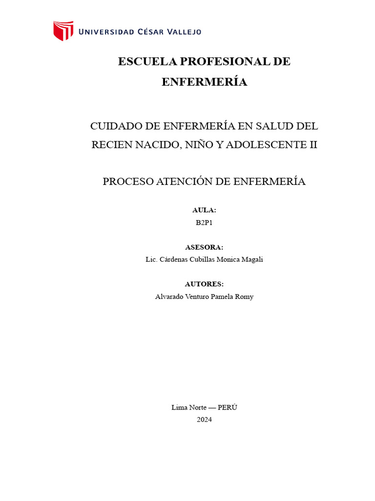 Pamela - Caso Niño | PDF | Asma | Tos