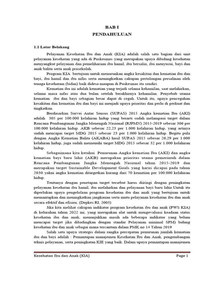 Profil Bab 1 Dan Bab 2 | PDF | Ilmu Sosial