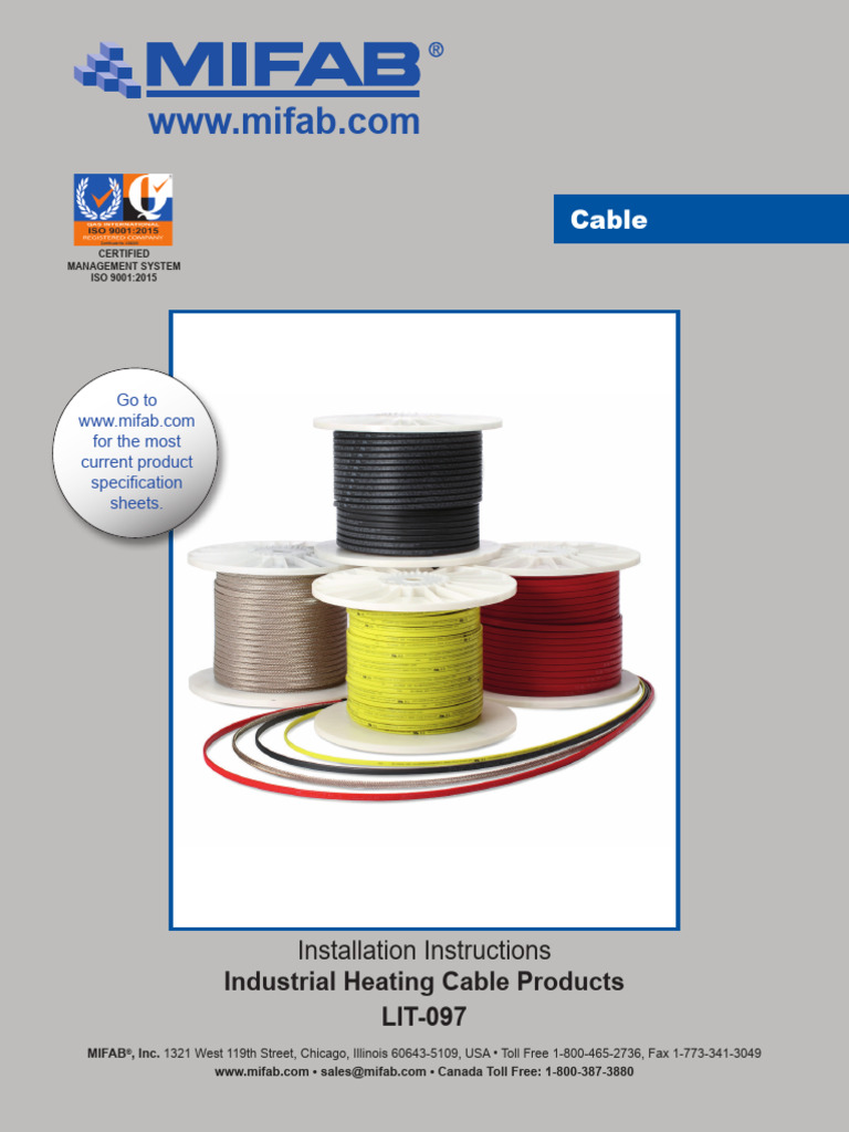 Heat Tracing Install Instructions - Literature | PDF | Fire Sprinkler ...