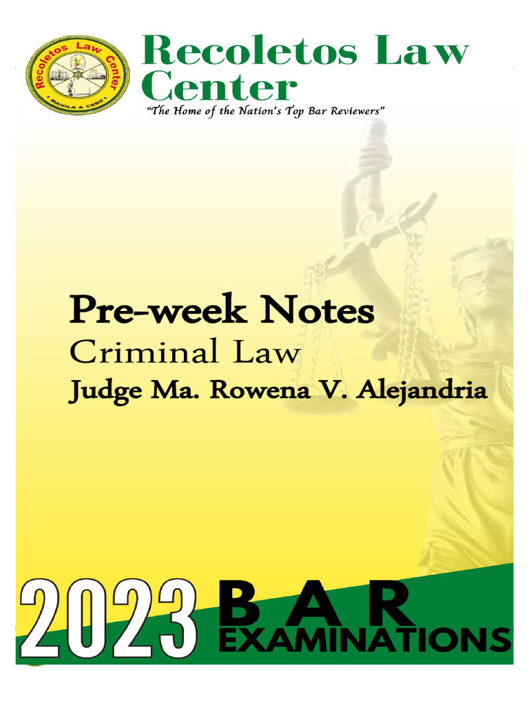 pre week crim | PDF | Rape | Sexual Assault