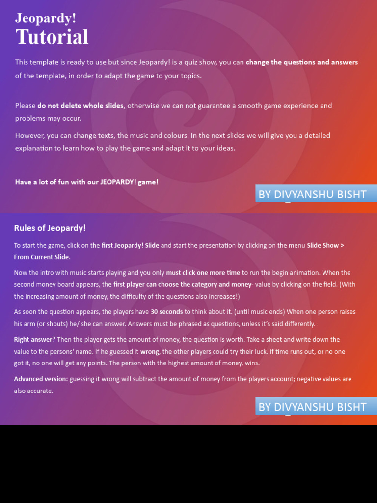Accountancy Jeopardy Game | PDF | Economies | Business Economics