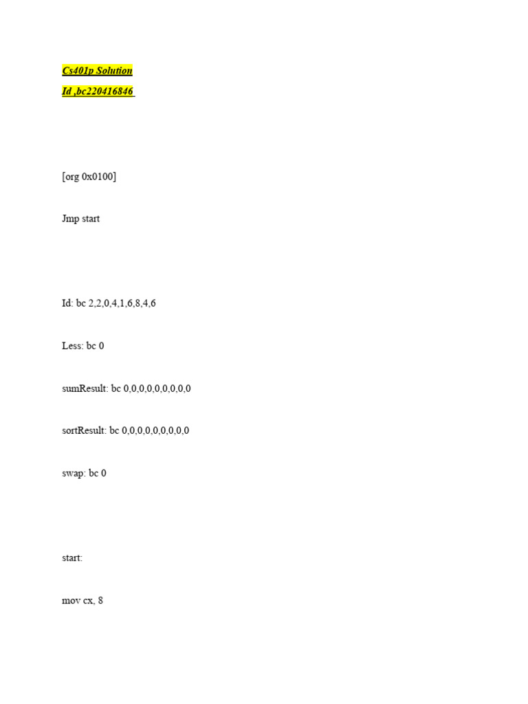 Cs401p Assignment Pdf 