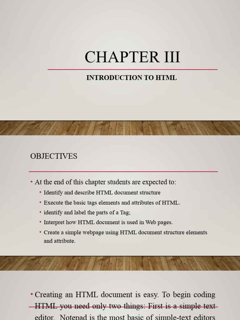 Chapter III Introduction To Computer | PDF | Html Element | Html