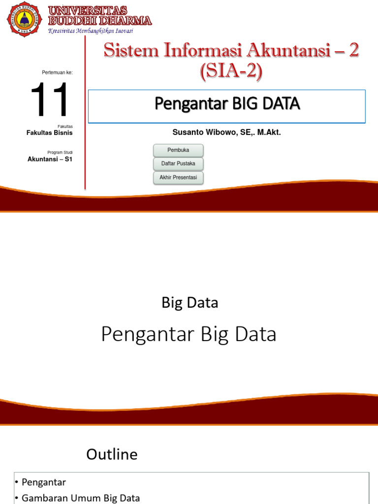 Pert - 12 - OK - Pengantar BIG DATA | PDF
