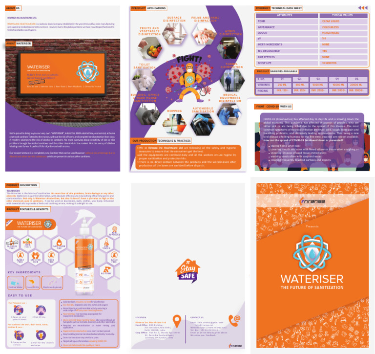 Final Brochure-Wateriser | PDF | Disinfectant | Hygiene