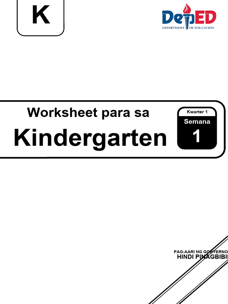 K-Q1-Week 1-WS | PDF