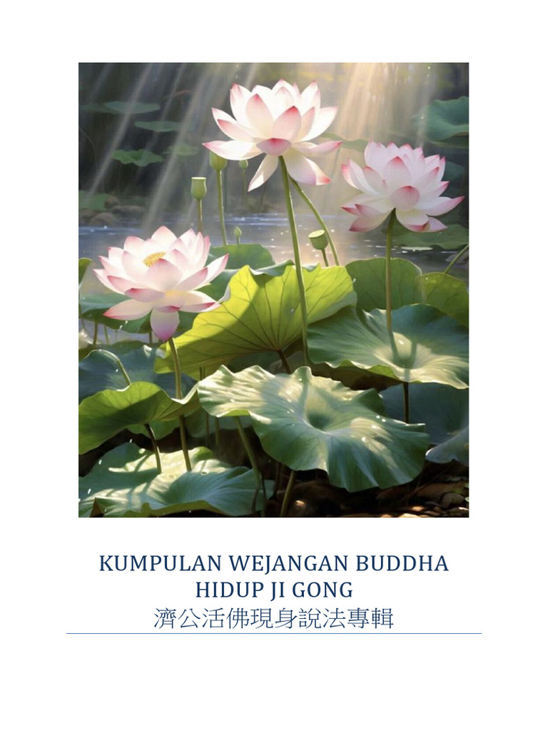 Sampul Kumpulan Wejangan Buddha Cikung | PDF