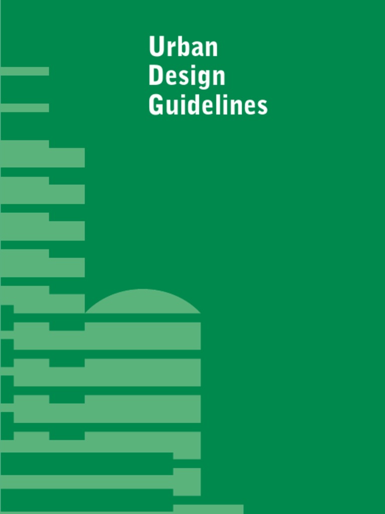 Urban Design Guidelines | PDF | Street | Sustainability