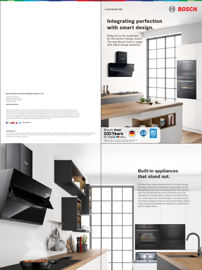 Bosch Built in Brochure - 23 - v5 | PDF | Baking | Grilling