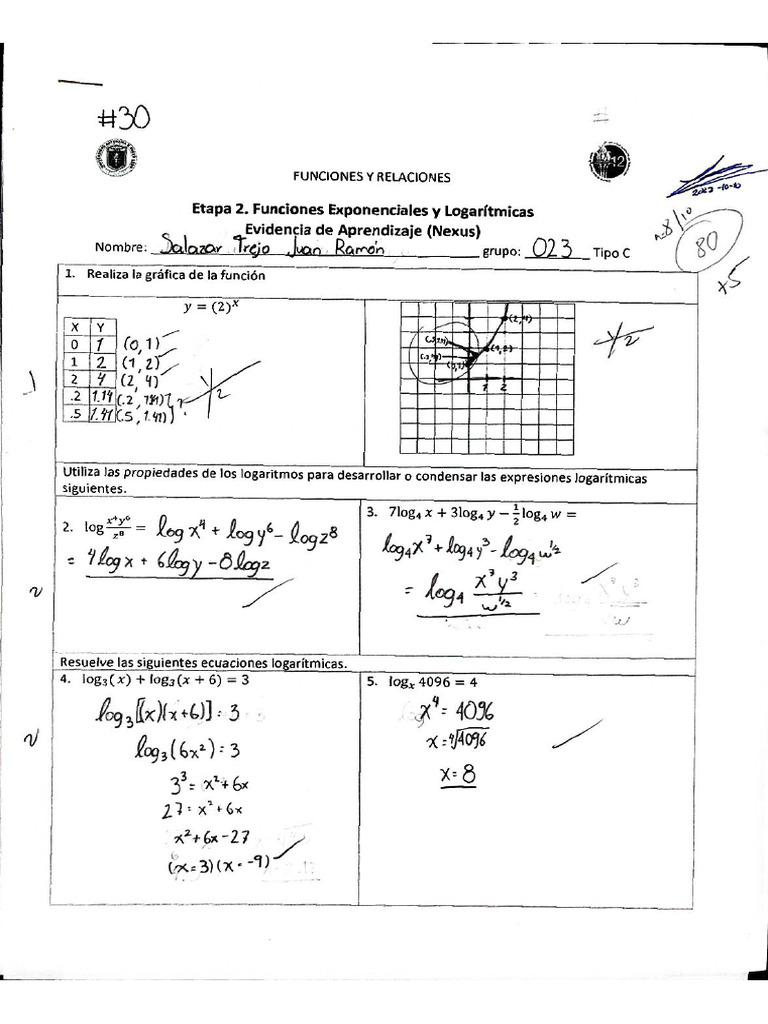 Integradora de Funciones y Relaciones. | PDF