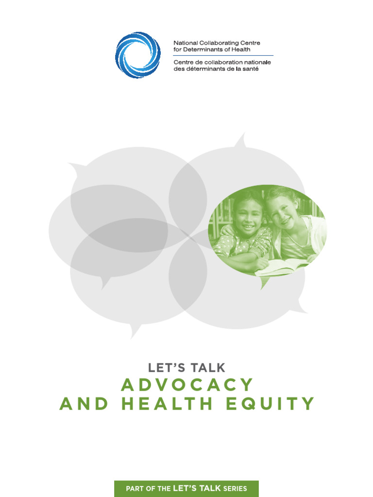 Advocacy Strategies for Health Equity | PDF | Public Health | Policy