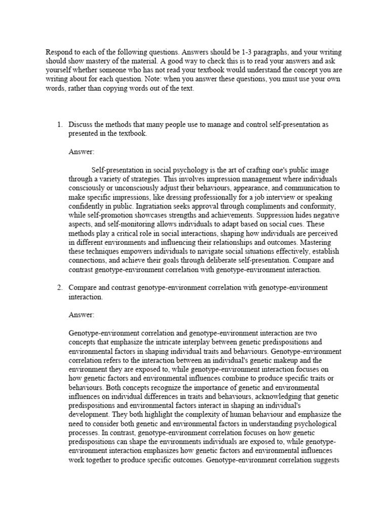 Assignment 2; Part B | PDF | Thought | Anxiety