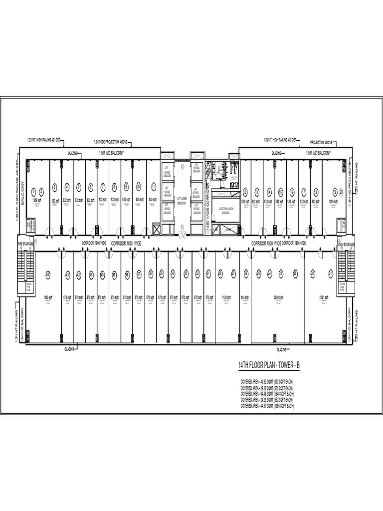 Alphathum T-B 14th Floor Plan New | PDF