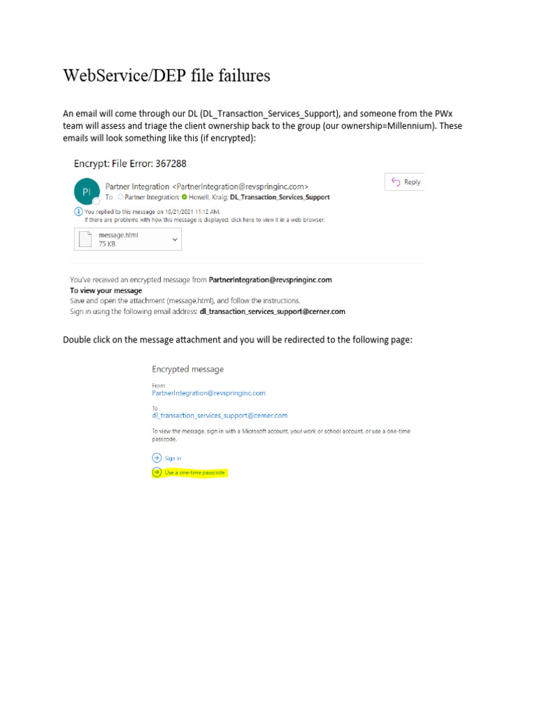 Web Service Statement File Failure Workflow | PDF | Computers