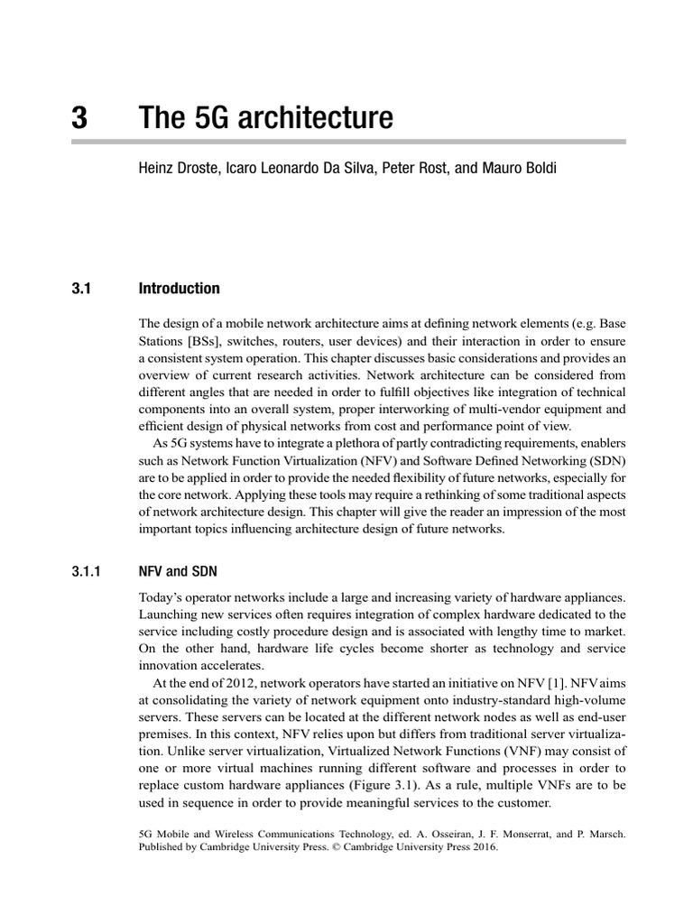 5g Architecture | PDF | Computer Network | Virtual Machine