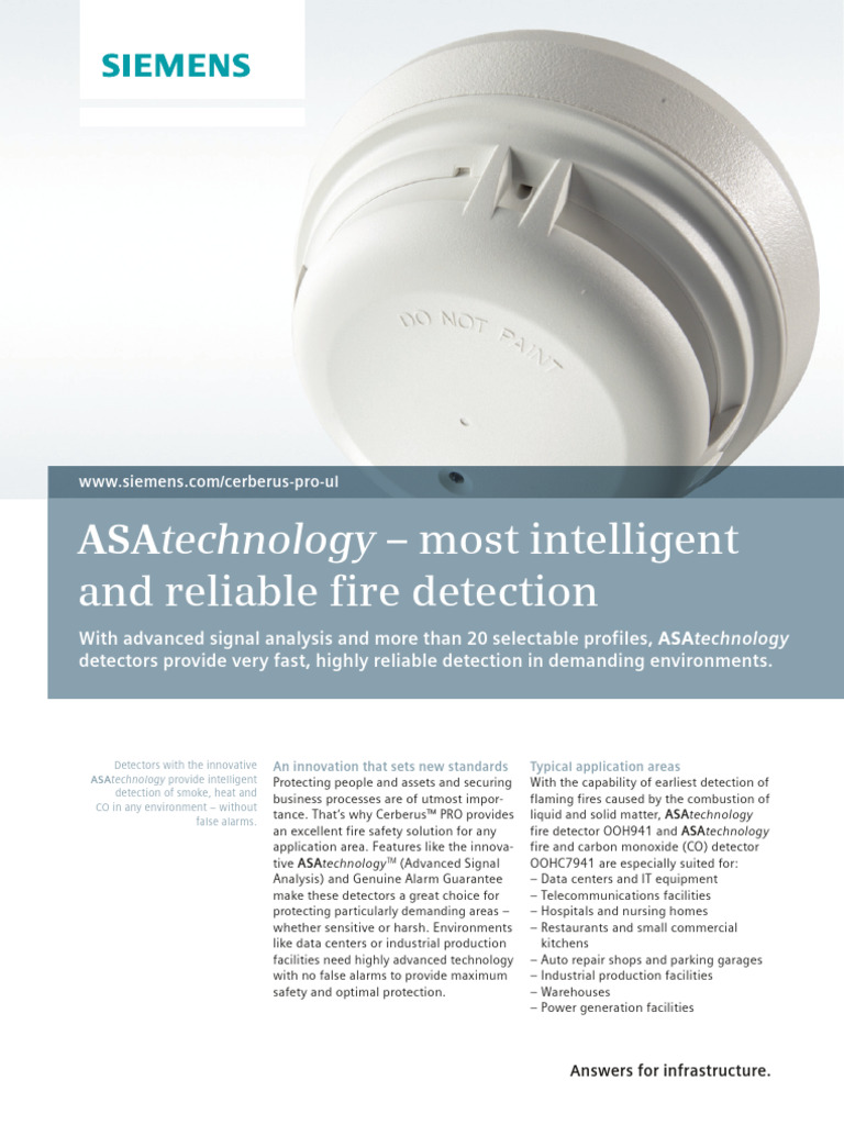 ASA Flyer | PDF | Smoke | Sensor