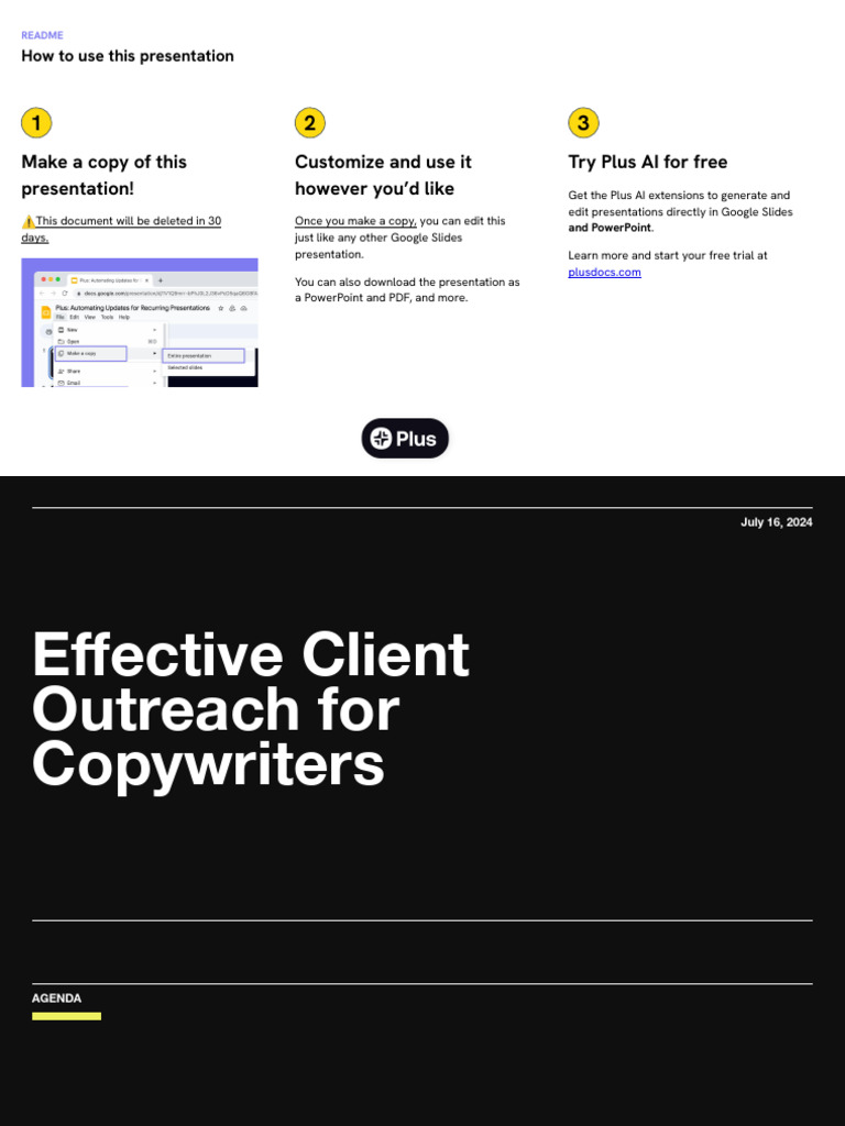 Effective Client Outreach for Copywriters | PDF | You Tube | Communication