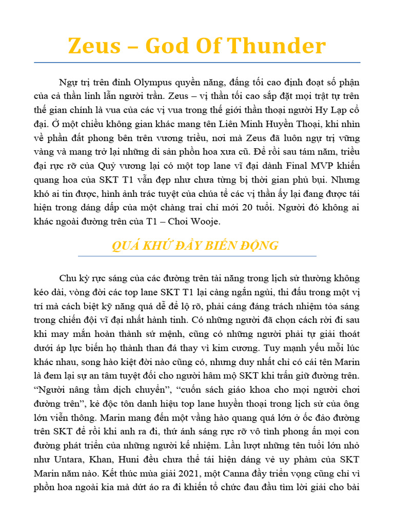 Zeus | PDF