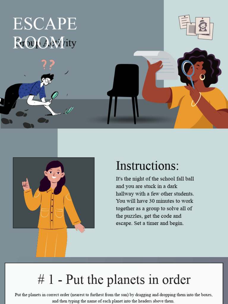 Geometry Escape Room Challenge | PDF