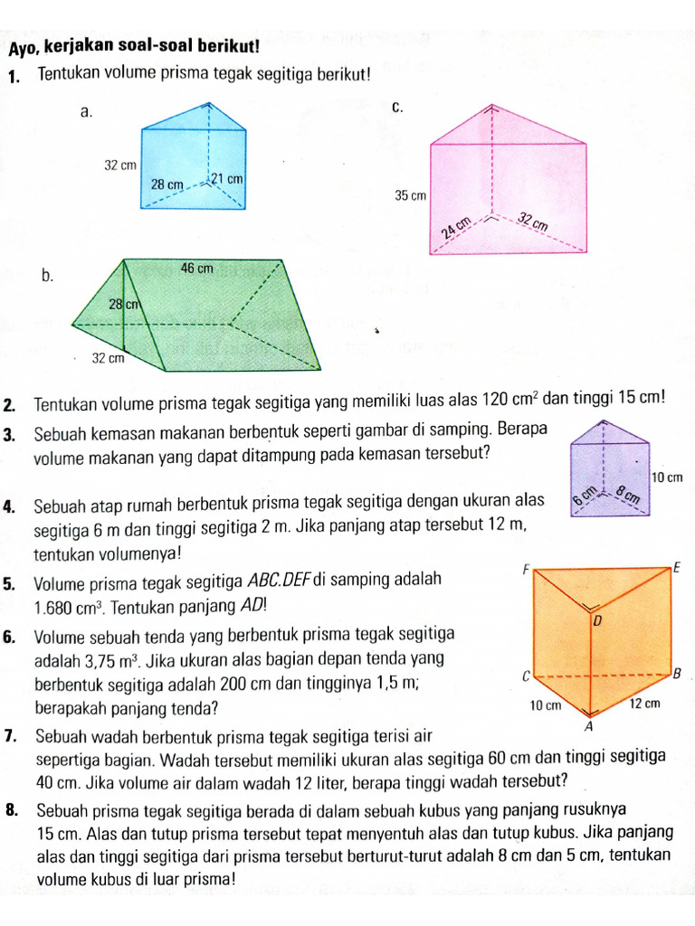 Tugas MTK Kelas 6 | PDF