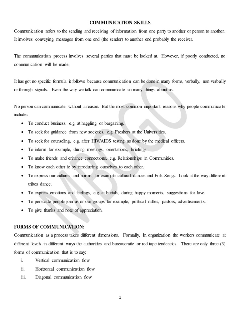 Communication Skills | PDF | Communication | Semantics