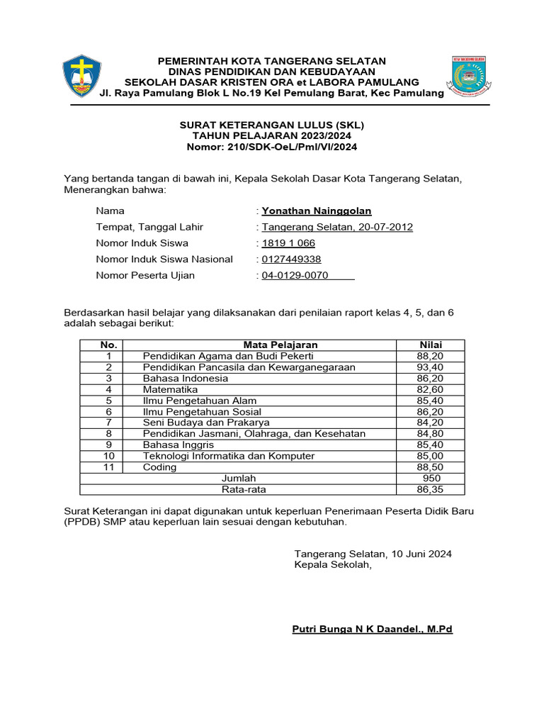 SKL 2024 Cetak | PDF