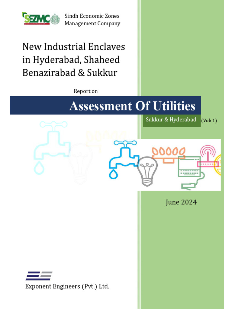 REPORT ON ASSESSMENT OF UTILITIES (SEZMC-New Industrial Enclaves) JUNE 2024 - Vol01 | PDF ...
