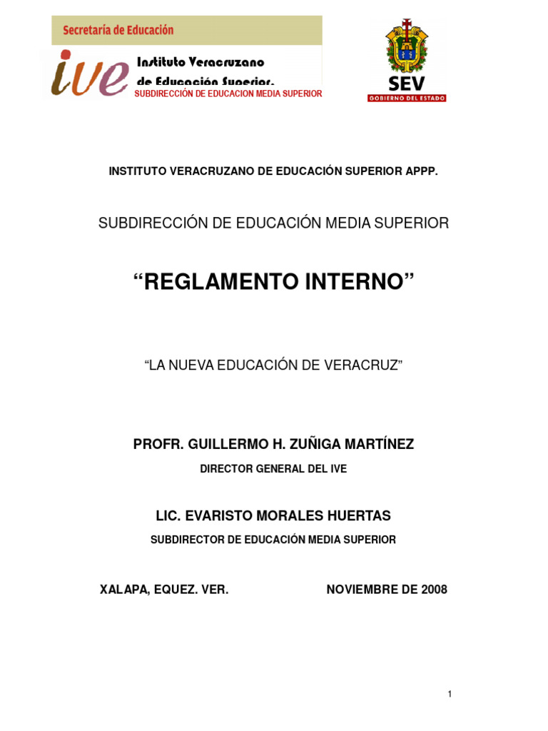 Reglamento Educación Media Superior | PDF | Educación Secundaria ...
