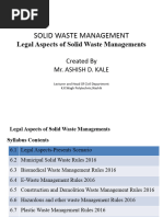 Solid Waste Management Overview | PDF | Waste Management | Waste